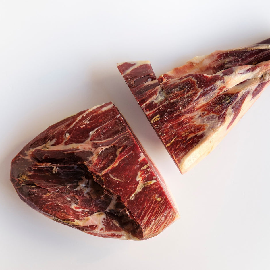 Jamon Iberico - Spaanse ham - Hele Jamon en (hand) gesneden – Iberico Fino